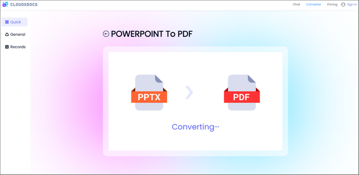 How to Convert a PowerPoint to PDF Format Easily | AI File Chat ...